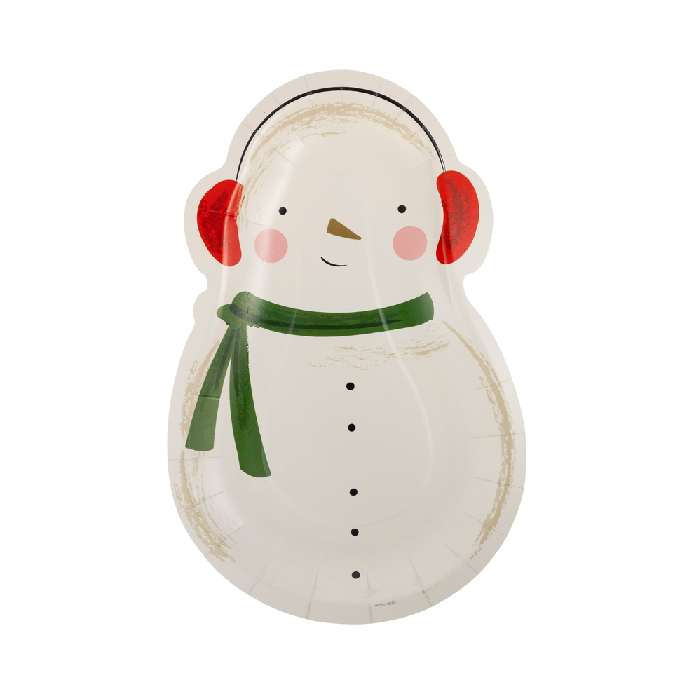 PLPL610 - Snowman Shaped Plate – Party Animal North Fork